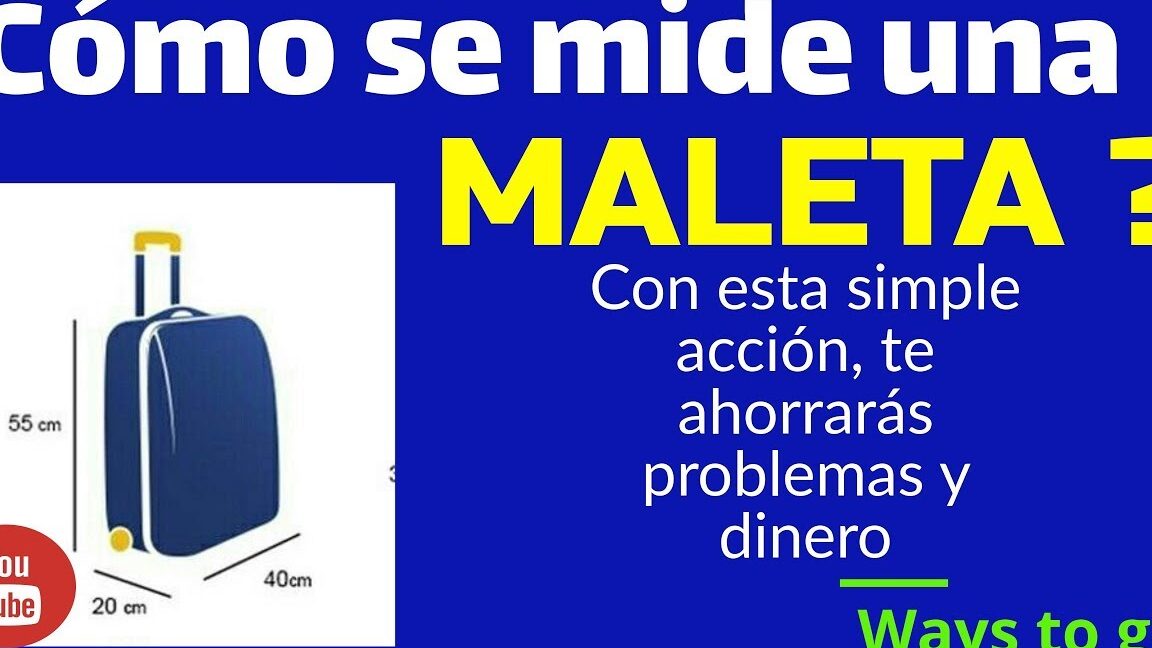 ¿Cuál es el largo ancho y alto de una maleta? | OfertaMaletas
